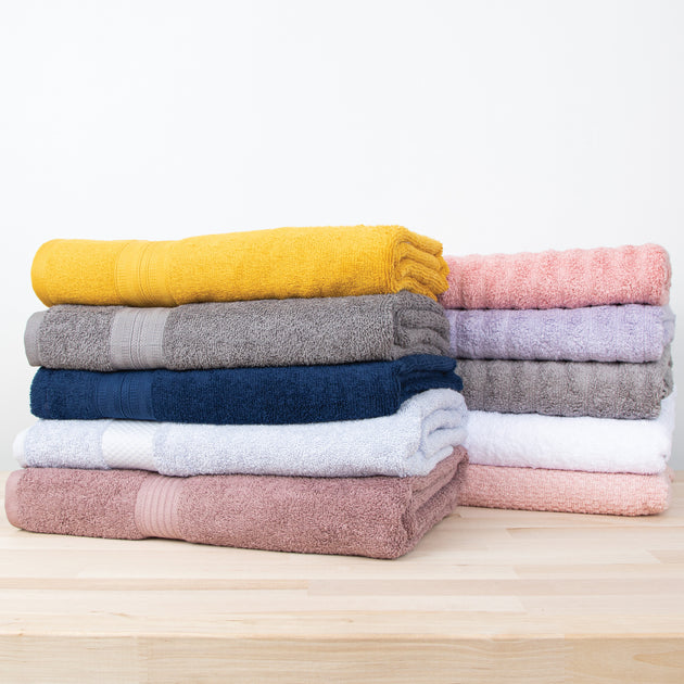 Deluxe Bath Sheets Assortment, Cotton Terry, 40x60in. & 34x68in., Asso ...